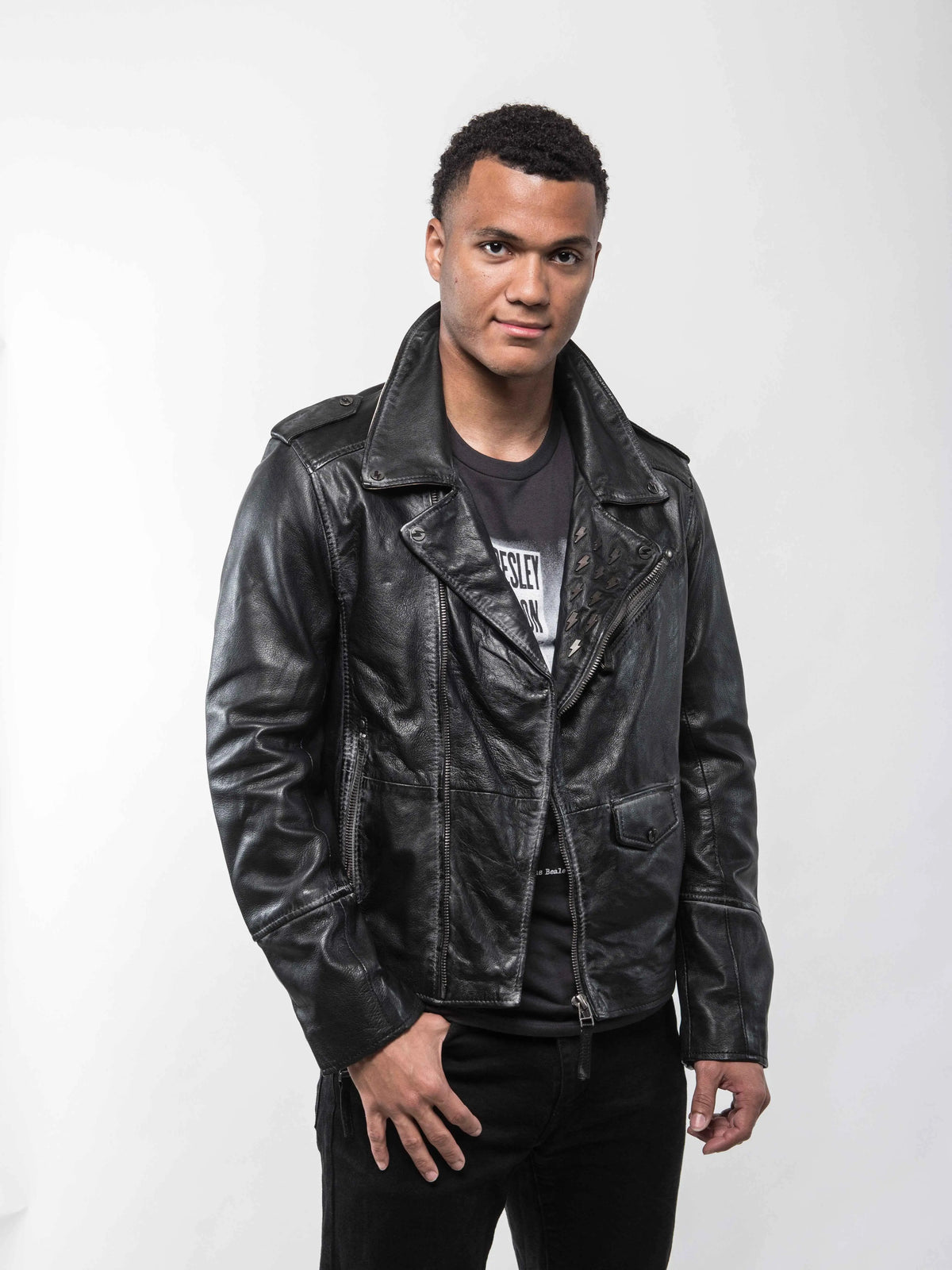 Elvis Style TCB Leather Jacket – Classic Rock 'n' Roll Tribute Style ...