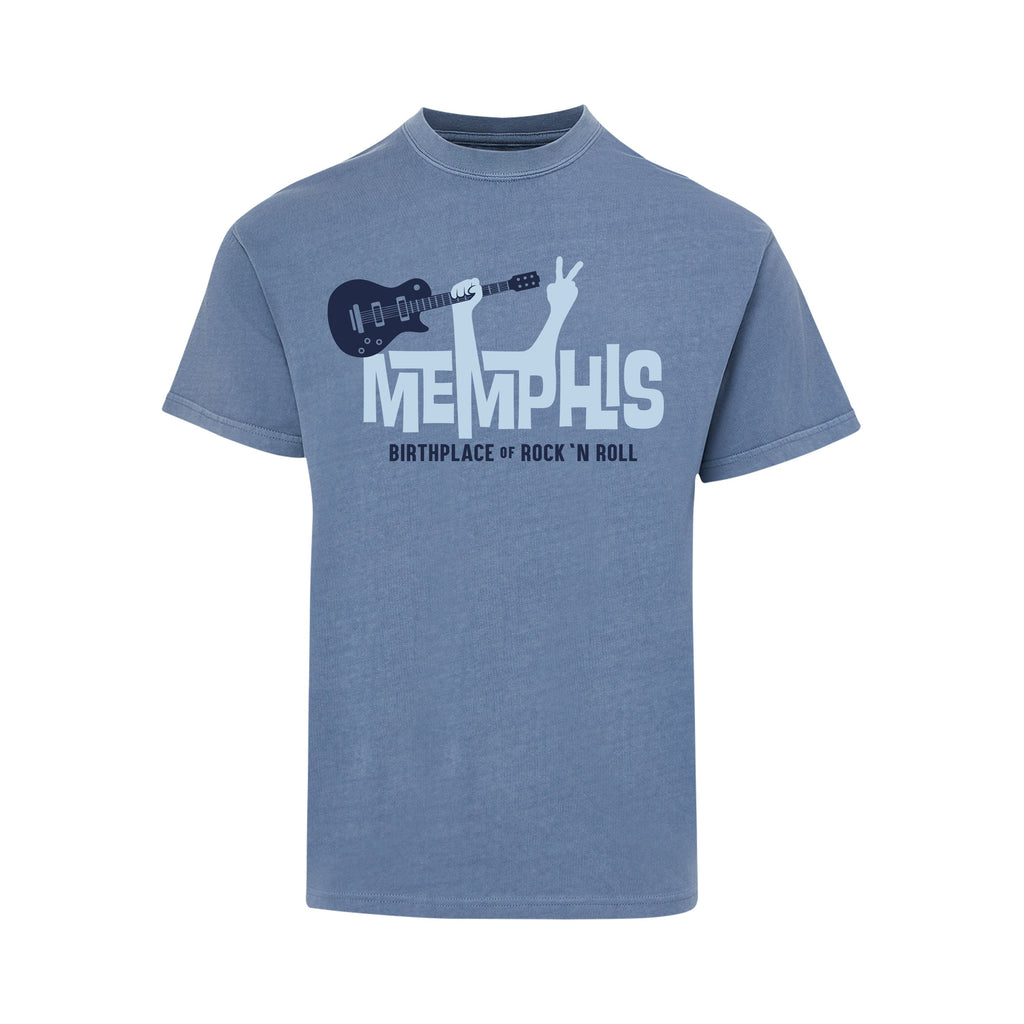 Memphis Rock 'N Roll Tee - Grey - Lansky Bros.