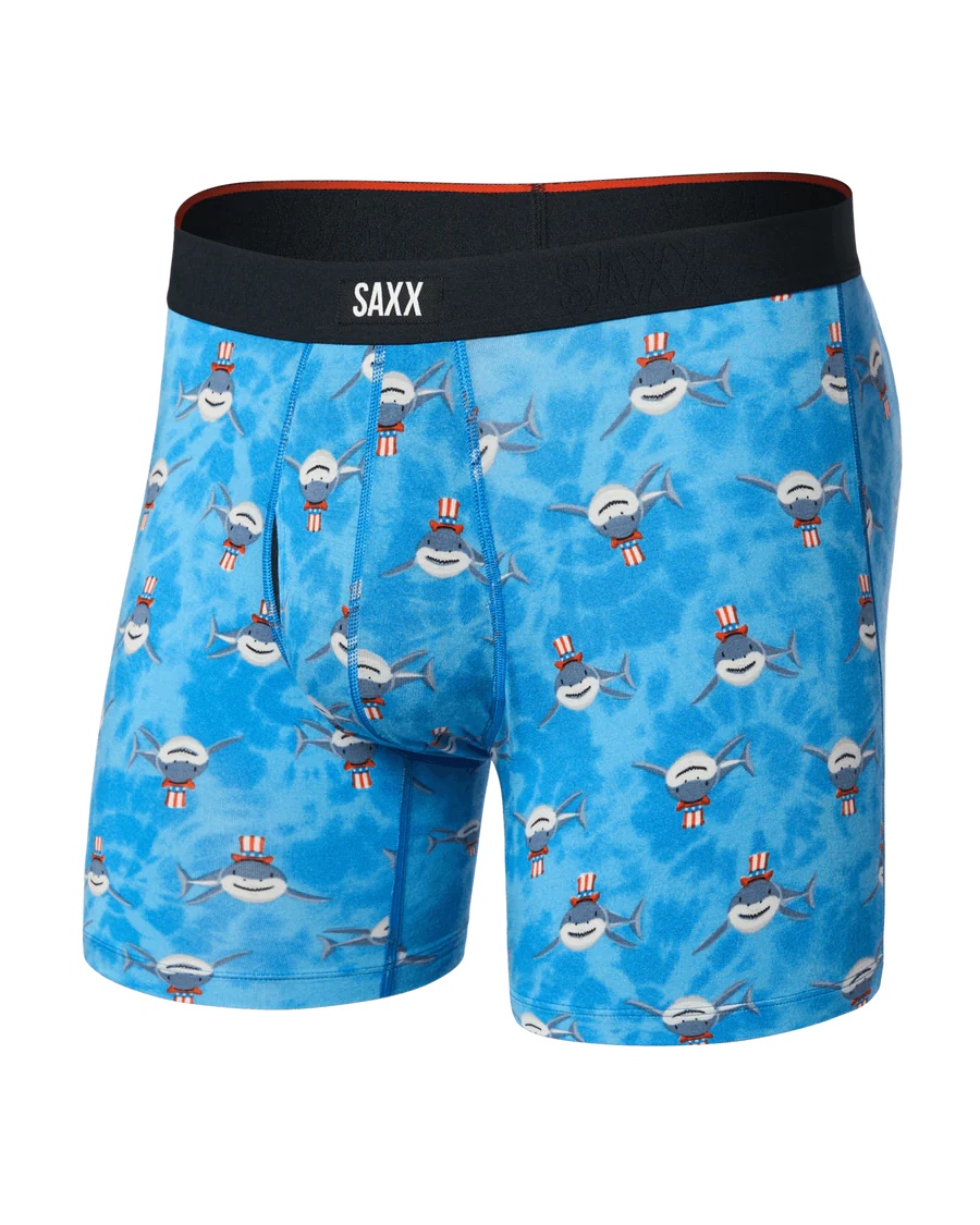 Ultra Super Soft Boxer Brief 5" - Spacedye Stripe - Lansky Bros.